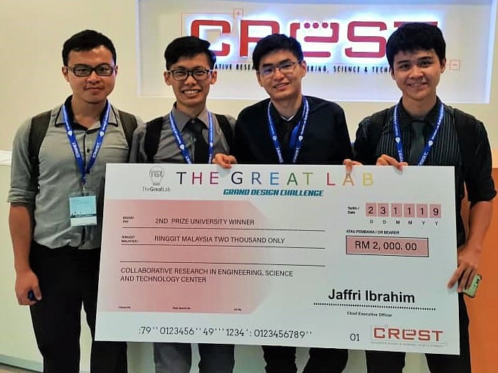 UTM won 1st and 2nd Place in The Great Lab (TGL) Grand Design Challenge ...