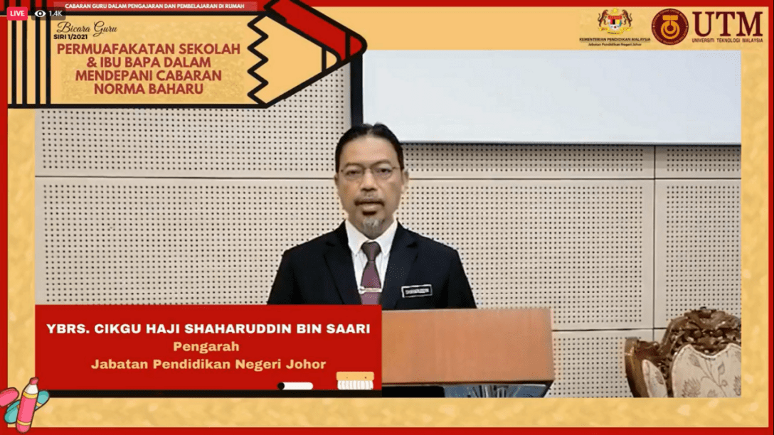 In facing challenges of PdPR, UTM-JPNJ organized motivational online ...