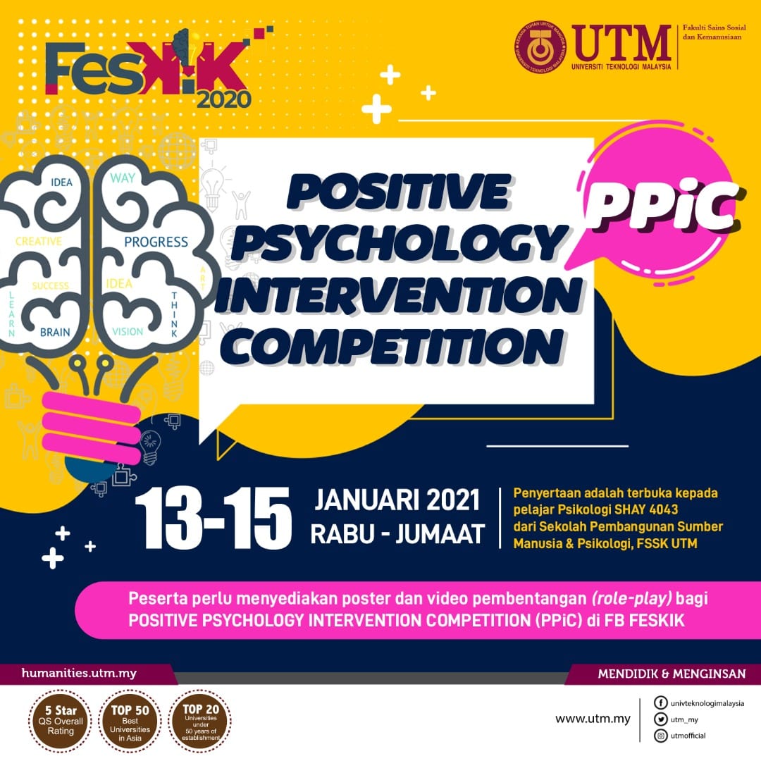 Positive Psychology Intervention Competition for Final Year Psychology ...