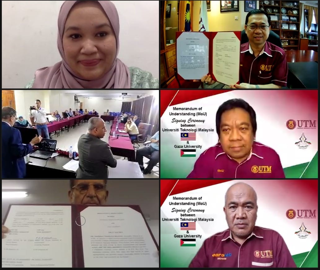 UTM Seals MoU with Gaza University, Palestine | UTM NewsHub