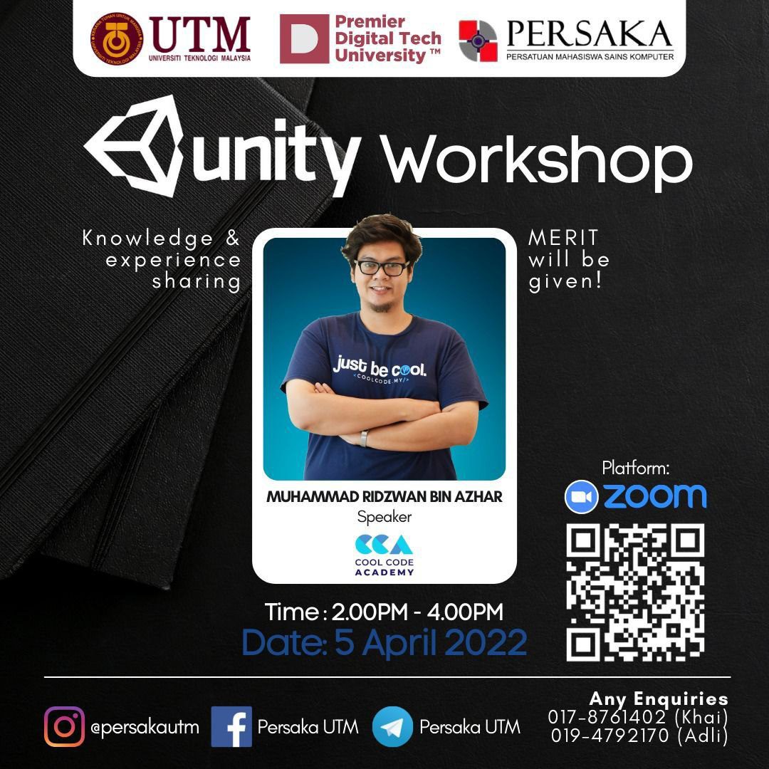 Unity Workshop Learn Game Development Without Coding Experience Utm Newshub