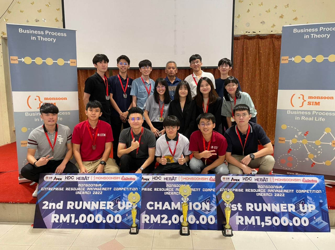UTM Teams Won Top Spots in The Malaysia Enterprise Resource Management ...