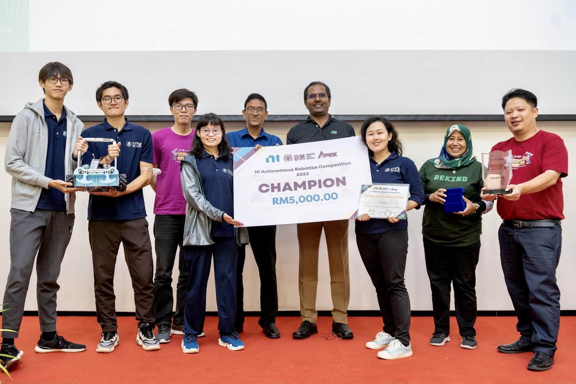 UTM Students Champion for 2 Years at NI Autonomous Robotics Competition ...